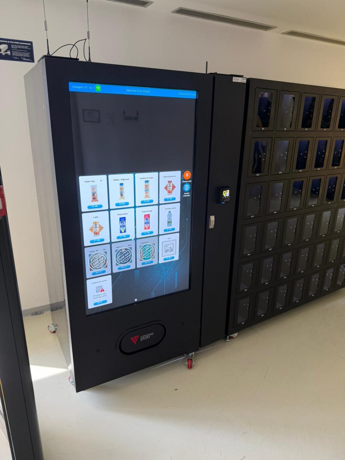Smart customizable Sports Access for Students - Vending Sport